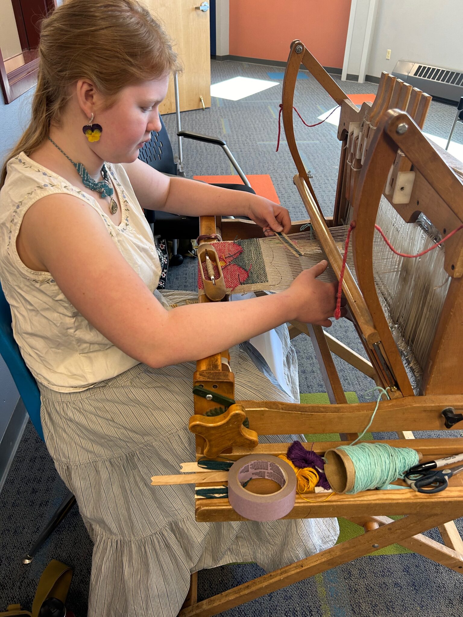 Transparency weaving – Helena Spinners’ and Weavers’ Guild